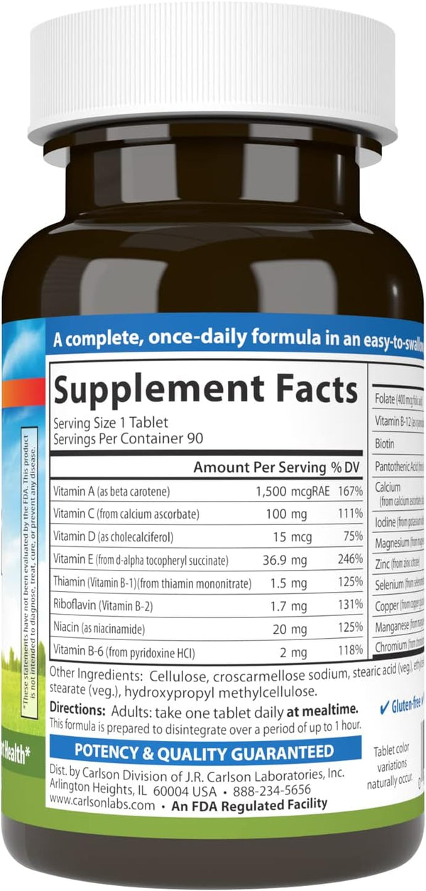 Carlson - Mini-Multi, Vitamins & Minerals, Immune Support & Heart Heal ...